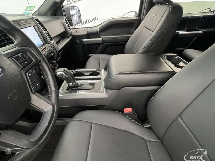Grey Ford F-150 2019 in Vilnius, with an engine capacity of 4.95 L and mileage of 39 thousand km for 31500 €, photo 26 on AUTOMOTO.COM.LV