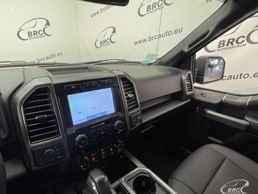 Grey Ford F-150 2019 in Vilnius, with an engine capacity of 4.95 L and mileage of 39 thousand km for 31500 €, photo 30 on AUTOMOTO.COM.LV