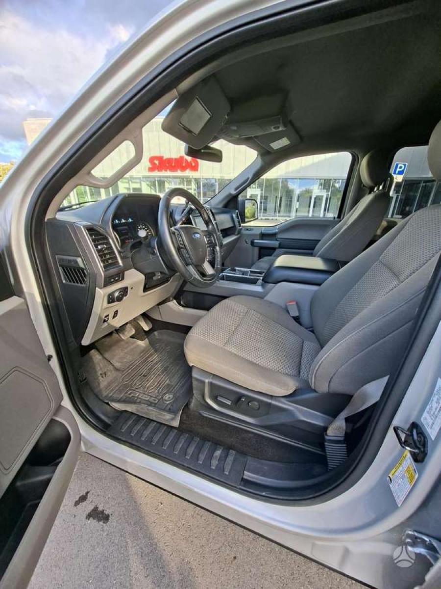 Grey Ford F-150 2019 in Alytus, with an engine capacity of 5.00 L and mileage of 185 thousand km for 20950 €, photo 15 on AUTOMOTO.COM.LV