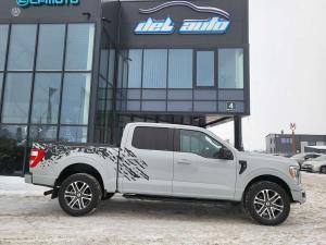 Grey Ford F-150 2023 in Siauliai, with an engine capacity of 5.04 L and mileage of 55 thousand km for 46450 €, photo 1 on AUTOMOTO.COM.LV