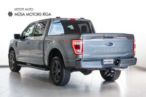 Grey Ford F-150 2024 in Riga, with an engine capacity of 5.00 L and mileage of 0 thousand km for 73000 €, photo 9 on AUTOMOTO.COM.LV
