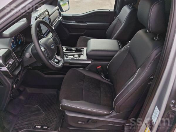 Grey Ford F-150 2024 in Jelgava, with an engine capacity of 3.50 L and mileage of 34 thousand km for 45900 €, photo 9 on AUTOMOTO.COM.LV