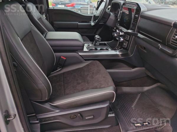 Grey Ford F-150 2024 in Jelgava, with an engine capacity of 3.50 L and mileage of 34 thousand km for 45900 €, photo 10 on AUTOMOTO.COM.LV