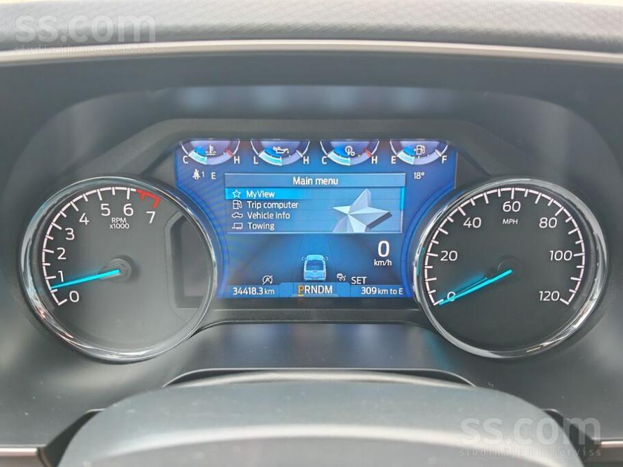 Grey Ford F-150 2024 in Jelgava, with an engine capacity of 3.50 L and mileage of 34 thousand km for 45900 €, photo 17 on AUTOMOTO.COM.LV