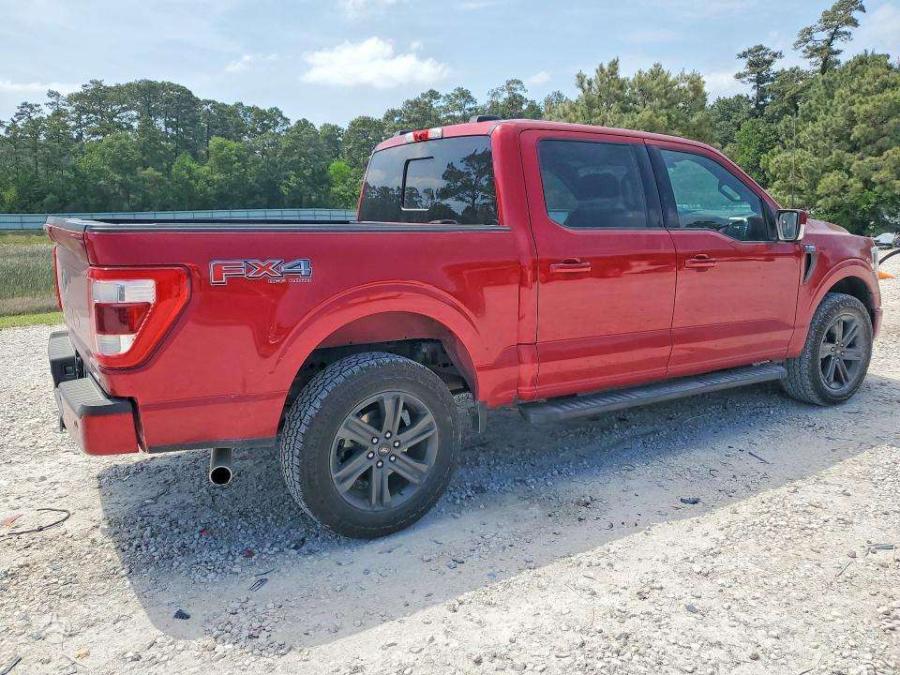Red Ford F-150 2022 in Klaipeda, with an engine capacity of 3.50 L and mileage of 104 thousand km for 16200 €, photo 4 on AUTOMOTO.COM.LV