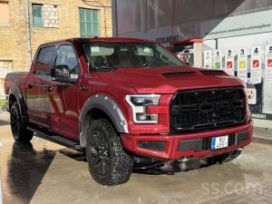 Red Ford F-150 2015 in Jelgava, with an engine capacity of 5.00 L and mileage of 281 thousand km for 29900 €, photo 9 on AUTOMOTO.COM.LV