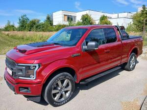 Red Ford F-150 2017 in Alytus, with an engine capacity of 4.95 L and mileage of 43 thousand km for 31000 €, photo 12 on AUTOMOTO.COM.LV