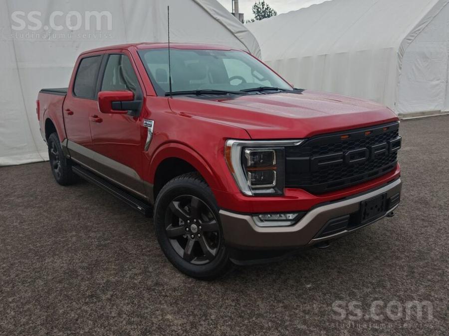 Sarkans Ford F-150 2021 Jelgava, ar dzinēja tilpumu 3.50 L un nobraukumu 46 tūkst. km par 62920 €, foto 1 vietnē AUTOMOTO.COM.LV