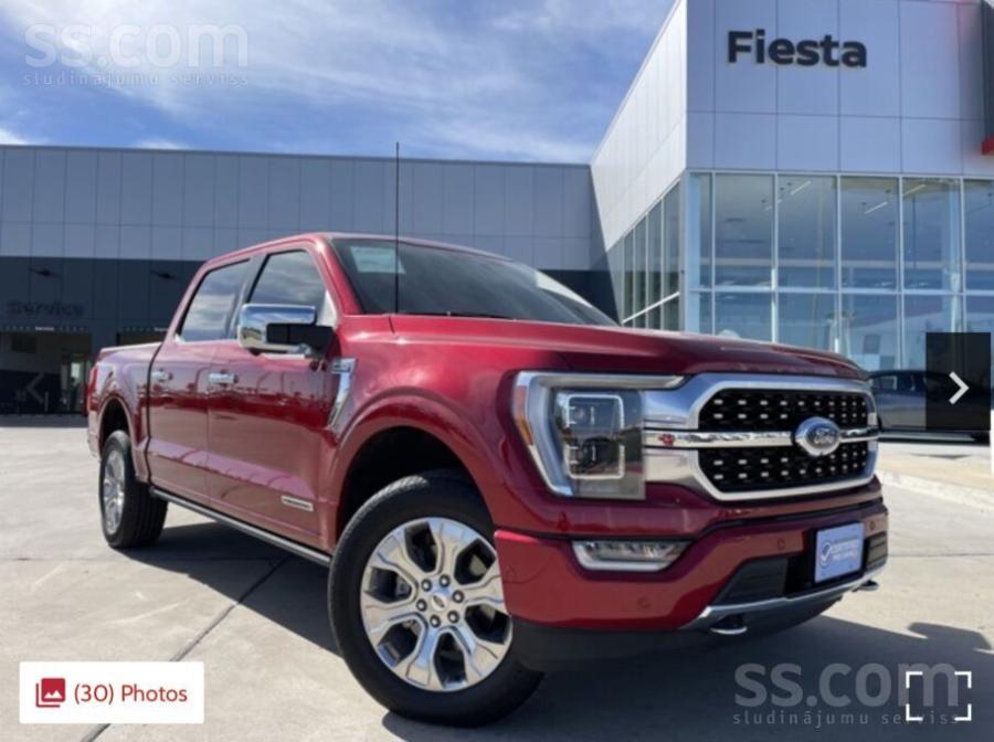 Sarkans Ford F-150 2022 Rīga, ar dzinēja tilpumu 3.50 L un nobraukumu 49 tūkst. km par 95000 €, foto 6 vietnē AUTOMOTO.COM.LV