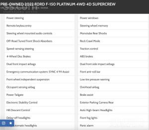 Красный Форд Ф-150 2022 в Рига, объемом двигателя 3.50 л и пробегом 49 тыс. км за 95000 €, фото 31 на AUTOMOTO.COM.LV