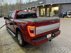 Red Ford F-150 2022 in Riga, with an engine capacity of 3.50 L and mileage of 49 thousand km for 95000 €, photo 4 on AUTOMOTO.COM.LV