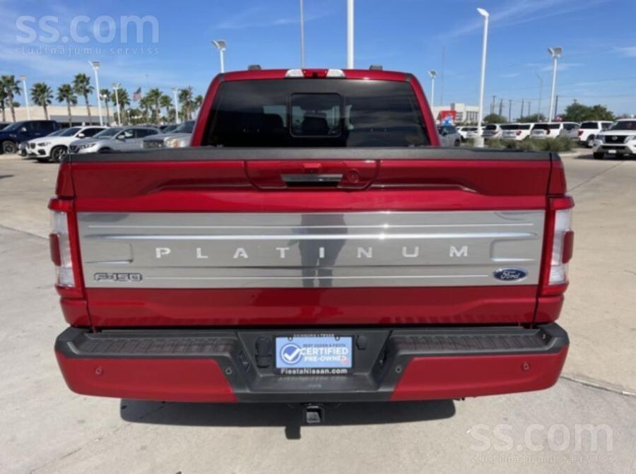 Red Ford F-150 2022 in Riga, with an engine capacity of 3.50 L and mileage of 49 thousand km for 95000 €, photo 11 on AUTOMOTO.COM.LV