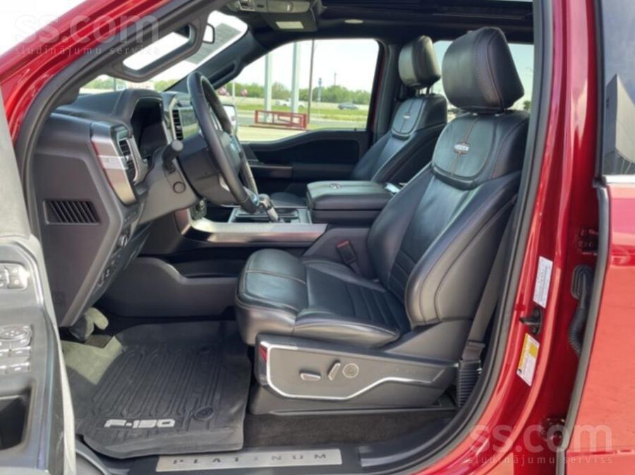 Red Ford F-150 2022 in Riga, with an engine capacity of 3.50 L and mileage of 49 thousand km for 95000 €, photo 22 on AUTOMOTO.COM.LV