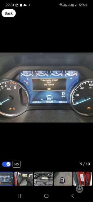 Sarkans Ford F-150 2022 Kauņa, ar dzinēja tilpumu 4.95 L un nobraukumu 65 tūkst. km par 13900 €, foto 10 vietnē AUTOMOTO.COM.LV