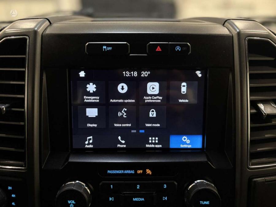 Balts Ford F-150 2019 Viļņa, ar dzinēja tilpumu 5.00 L un nobraukumu 236 tūkst. km par 23500 €, foto 26 vietnē AUTOMOTO.COM.LV