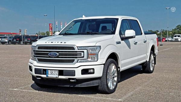 Balts Ford F-150 2020 Viļņa, ar dzinēja tilpumu 3.49 L un nobraukumu 124 tūkst. km par 51900 €, foto 1 vietnē AUTOMOTO.COM.LV