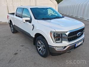 White Ford F-150 2022 in Jelgava, with an engine capacity of 3.50 L and mileage of 73 thousand km for 62900 €, photo  on AUTOMOTO.COM.LV
