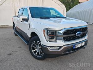 White Ford F-150 2022 in Jelgava, with an engine capacity of 3.50 L and mileage of 73 thousand km for 62900 €, photo 34 on AUTOMOTO.COM.LV