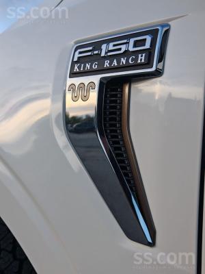 White Ford F-150 2022 in Jelgava, with an engine capacity of 3.50 L and mileage of 73 thousand km for 62900 €, photo 35 on AUTOMOTO.COM.LV