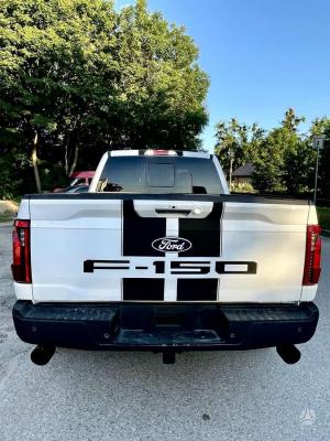White Ford F-150 2024 in Kaunas, with an engine capacity of 5.00 L and mileage of 44 thousand km for 48000 €, photo 7 on AUTOMOTO.COM.LV