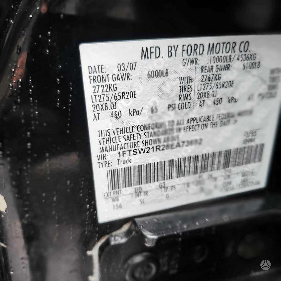Melns Ford F-250 2008 Tallina, ar dzinēja tilpumu 6.40 L un nobraukumu 194 tūkst. km par 19999 €, foto 26 vietnē AUTOMOTO.COM.LV