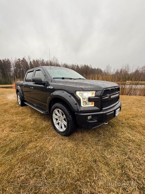 Black Ford F-Series 2015 in Tallinn, with an engine capacity of 3.50 L and mileage of 420 thousand km for 31000 €, photo 1 on AUTOMOTO.COM.LV