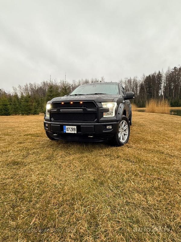 Black Ford F-Series 2015 in Tallinn, with an engine capacity of 3.50 L and mileage of 420 thousand km for 31000 €, photo 7 on AUTOMOTO.COM.LV