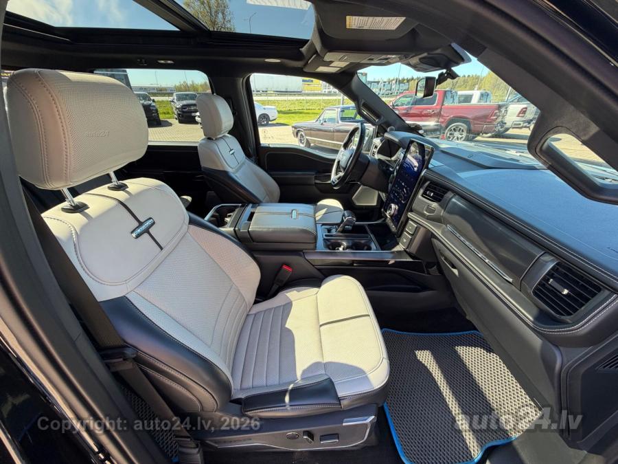 Black Ford F-Series 2023 in Tallinn, with an engine capacity of 0.00 L and mileage of 35 thousand km for 85900 €, photo 14 on AUTOMOTO.COM.LV