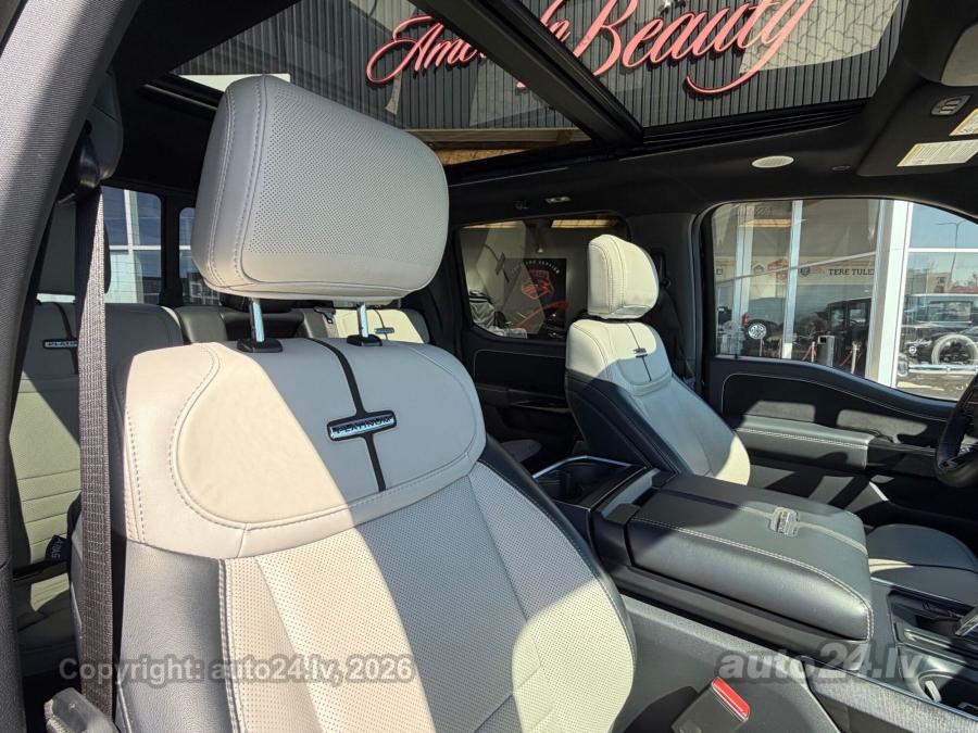 Black Ford F-Series 2023 in Tallinn, with an engine capacity of 0.00 L and mileage of 35 thousand km for 85900 €, photo 15 on AUTOMOTO.COM.LV