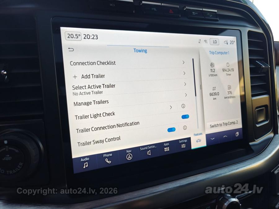 Pelēks Ford F-Series 2024 Paide, ar dzinēja tilpumu 5.00 L un nobraukumu 47 tūkst. km par 74900 €, foto 25 vietnē AUTOMOTO.COM.LV