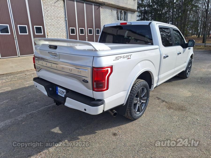 White Ford F-Series 2017 in Tallinn, with an engine capacity of 3.50 L and mileage of 159 thousand km for 29500 €, photo 7 on AUTOMOTO.COM.LV