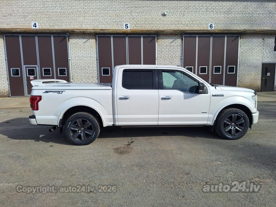 White Ford F-Series 2017 in Tallinn, with an engine capacity of 3.50 L and mileage of 159 thousand km for 29500 €, photo 8 on AUTOMOTO.COM.LV