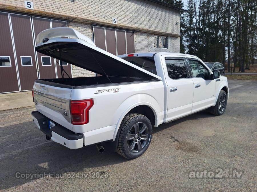 White Ford F-Series 2017 in Tallinn, with an engine capacity of 3.50 L and mileage of 159 thousand km for 29500 €, photo 10 on AUTOMOTO.COM.LV