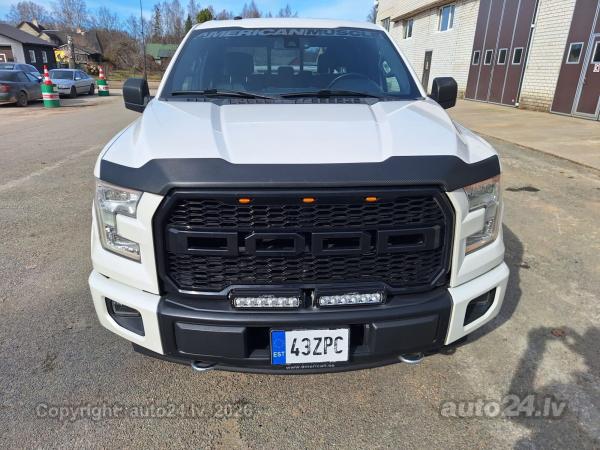 White Ford F-Series 2017 in Tallinn, with an engine capacity of 3.50 L and mileage of 159 thousand km for 29500 €, photo 10 on AUTOMOTO.COM.LV