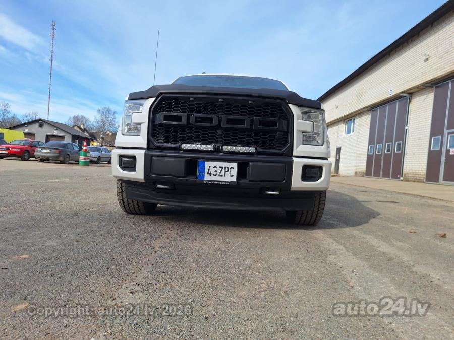 White Ford F-Series 2017 in Tallinn, with an engine capacity of 3.50 L and mileage of 159 thousand km for 29500 €, photo 12 on AUTOMOTO.COM.LV