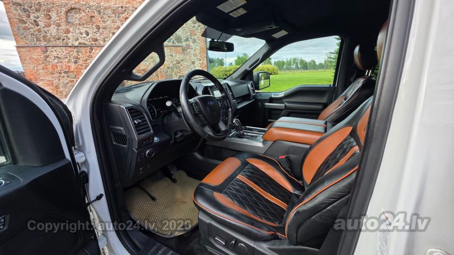 White Ford F-Series 2017 in Tartu, with an engine capacity of 5.00 L and mileage of 279 thousand km for 35900 €, photo 13 on AUTOMOTO.COM.LV