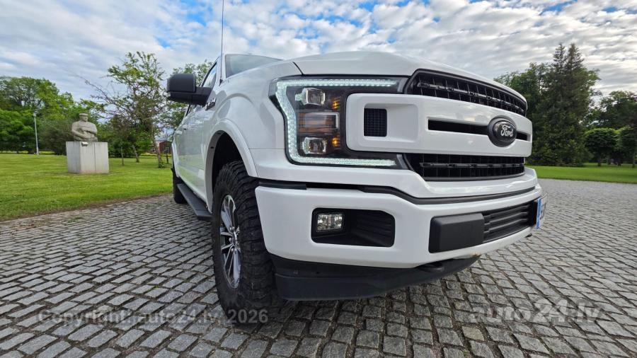White Ford F-Series 2017 in Tartu, with an engine capacity of 5.00 L and mileage of 279 thousand km for 35900 €, photo 24 on AUTOMOTO.COM.LV