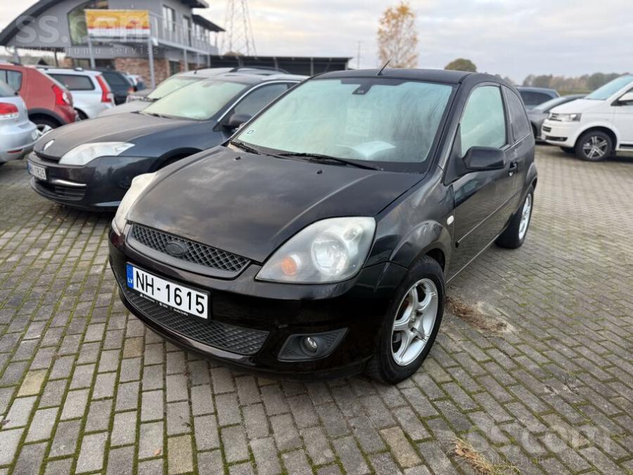 Melns Ford Fiesta 2007 Talsi, ar dzinēja tilpumu 1.40 L un nobraukumu 0 tūkst. km par 1570 €, foto 1 vietnē AUTOMOTO.COM.LV