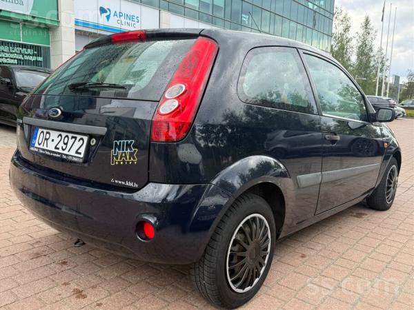 Black Ford Fiesta 2007 in Riga, with an engine capacity of 1.30 L and mileage of 0 thousand km for 1800 €, photo 4 on AUTOMOTO.COM.LV