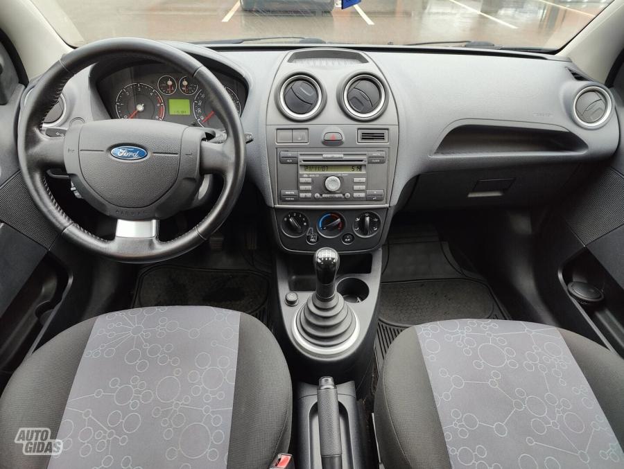 Black Ford Fiesta 2008 in Vilnius, with an engine capacity of 1.40 L and mileage of 115 thousand km for 1500 €, photo 10 on AUTOMOTO.COM.LV