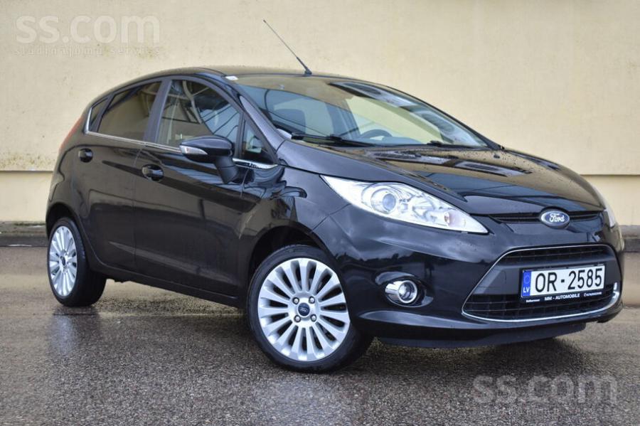 Black Ford Fiesta 2010 in Talsi, with an engine capacity of 1.40 L and mileage of 177 thousand km for 5800 €, photo 1 on AUTOMOTO.COM.LV