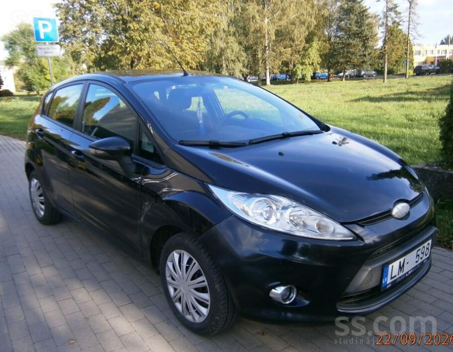 Black Ford Fiesta 2012 in Riga, with an engine capacity of 1.40 L and mileage of 193 thousand km for 3350 €, photo 1 on AUTOMOTO.COM.LV