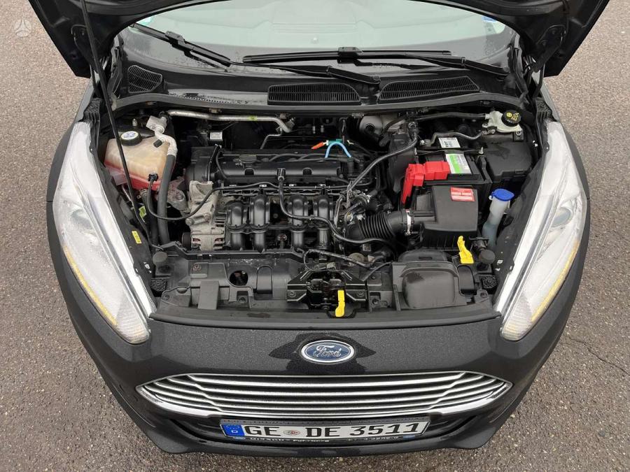 Black Ford Fiesta 2013 in Panevezys, with an engine capacity of 1.24 L and mileage of 187 thousand km for 3800 €, photo 15 on AUTOMOTO.COM.LV