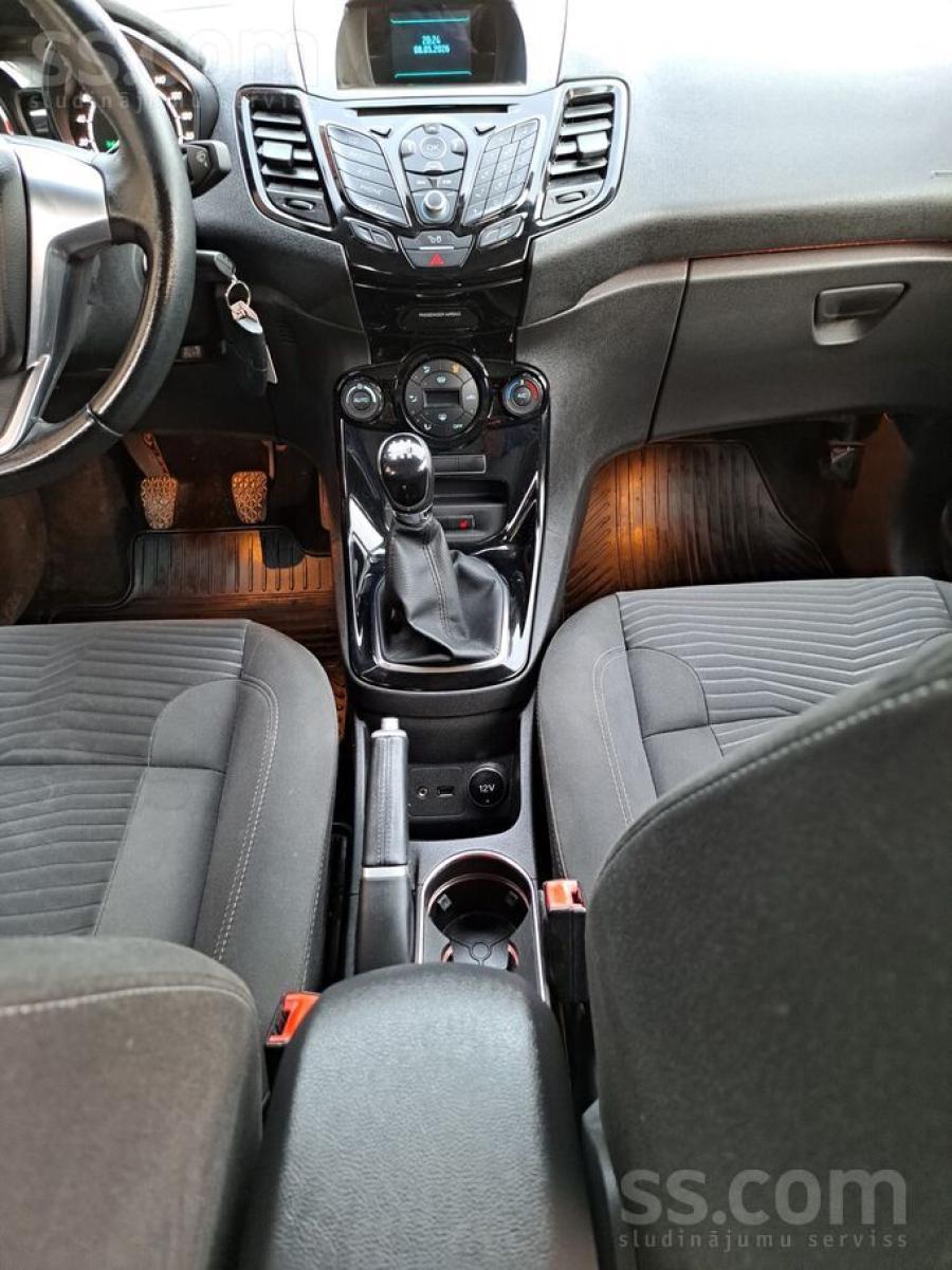 Black Ford Fiesta 2015 in Limbazi, with an engine capacity of 1.00 L and mileage of 115 thousand km for 3500 €, photo 14 on AUTOMOTO.COM.LV