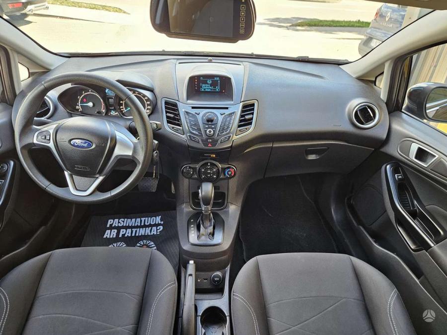 Black Ford Fiesta 2015 in Siauliai, with an engine capacity of 1.00 L and mileage of 228 thousand km for 5450 €, photo 13 on AUTOMOTO.COM.LV