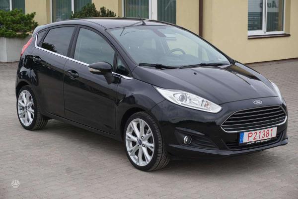 Black Ford Fiesta 2016 in Klaipeda, with an engine capacity of 1.00 L and mileage of 142 thousand km for 4400 €, photo 1 on AUTOMOTO.COM.LV