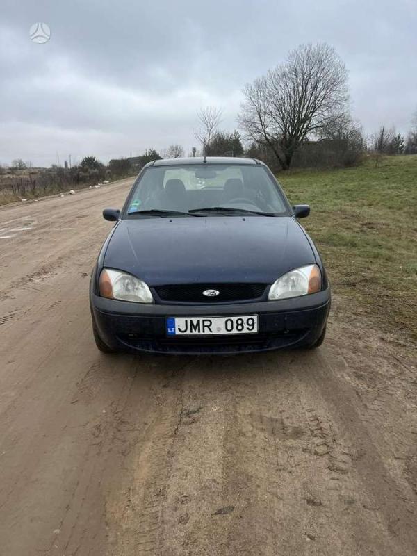 Blue Ford Fiesta 2001 in Vilnius, with an engine capacity of 1.24 L and mileage of 198 thousand km for 250 €, photo 8 on AUTOMOTO.COM.LV
