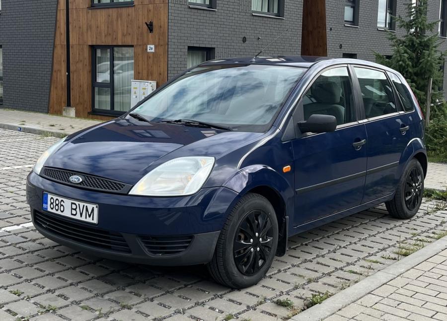 Zils Ford Fiesta 2003 Tallina, ar dzinēja tilpumu 1.30 L un nobraukumu 293 tūkst. km par 799 €, foto 19 vietnē AUTOMOTO.COM.LV