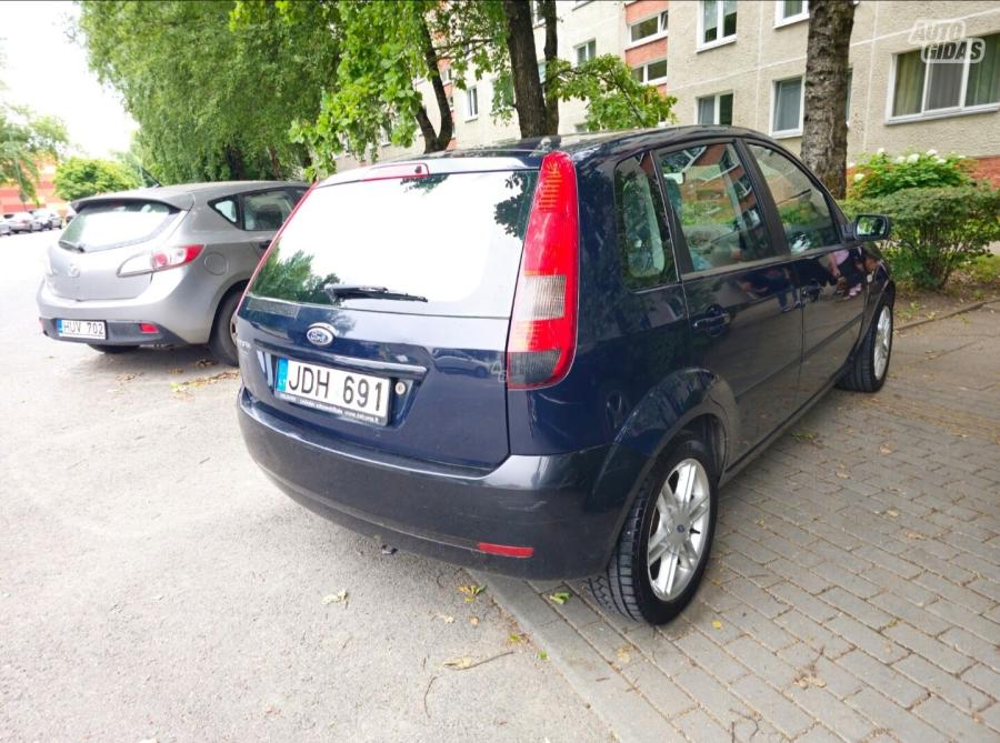Blue Ford Fiesta 2005 in Klaipeda, with an engine capacity of 1.30 L and mileage of 151 thousand km for 999 €, photo 7 on AUTOMOTO.COM.LV