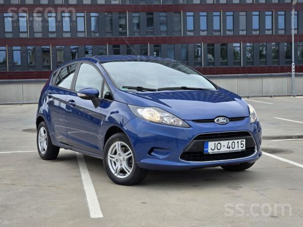 Blue Ford Fiesta 2009 in Riga, with an engine capacity of 1.20 L and mileage of 126 thousand km for 2750 €, photo 1 on AUTOMOTO.COM.LV